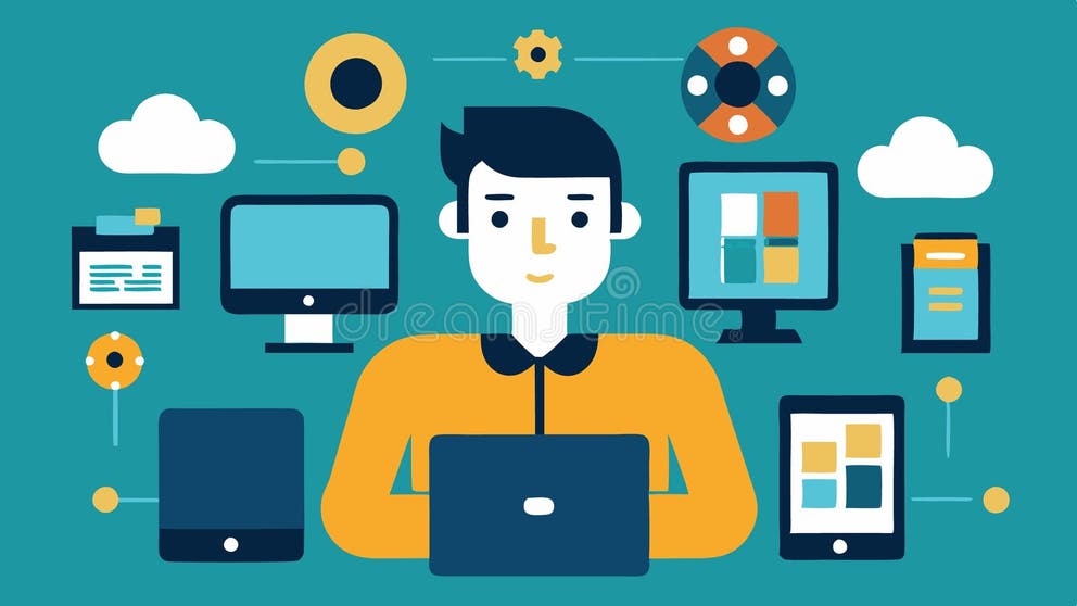 Technology Integration an Individual Working on Integrating New ...