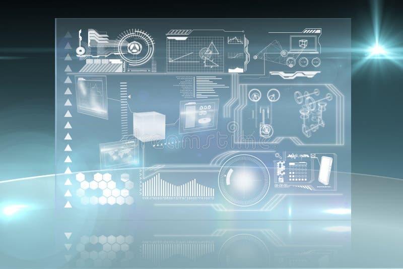 Technology interface stock illustration. Illustration of digital - 37378456