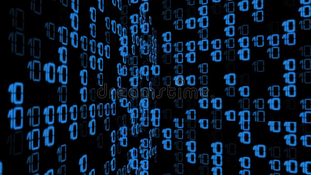 3 Rendering -Technology Interface Computer Data Digital Screen Stock ...