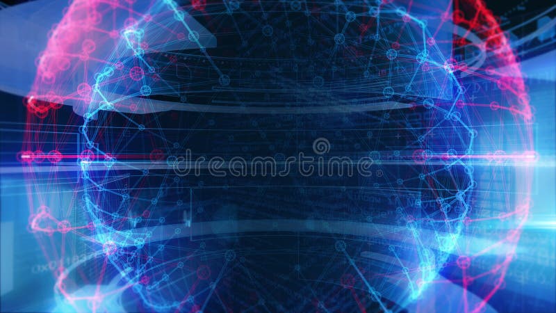 Technology Interface Computer Data Screen GUI Stock Video - Video of ...