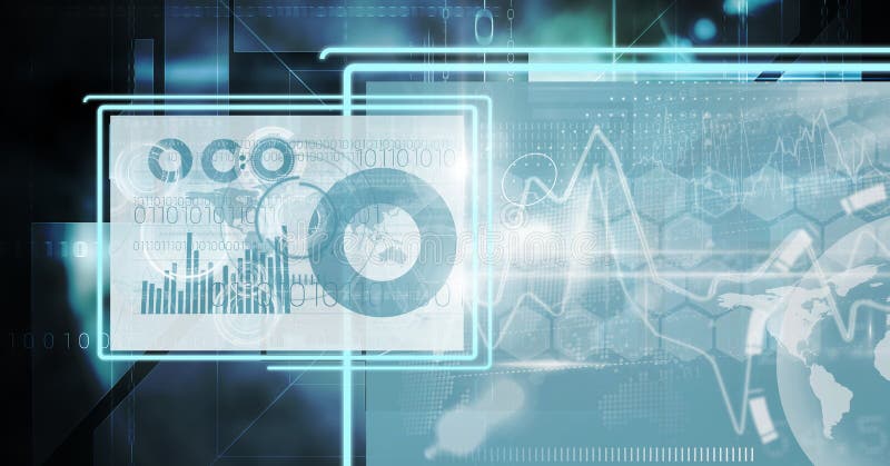 Technology Interface Panels Stock Photo - Image of analyzing, computing ...