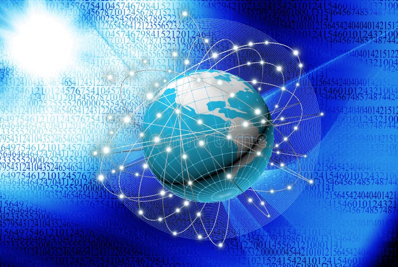 Newest Telecommunication Technologies Stock Image - Image of ...