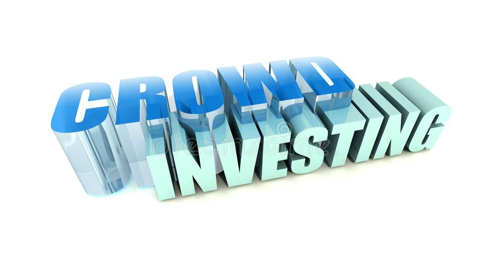 Crowd Investing stock illustration. Illustration of company - 29944460