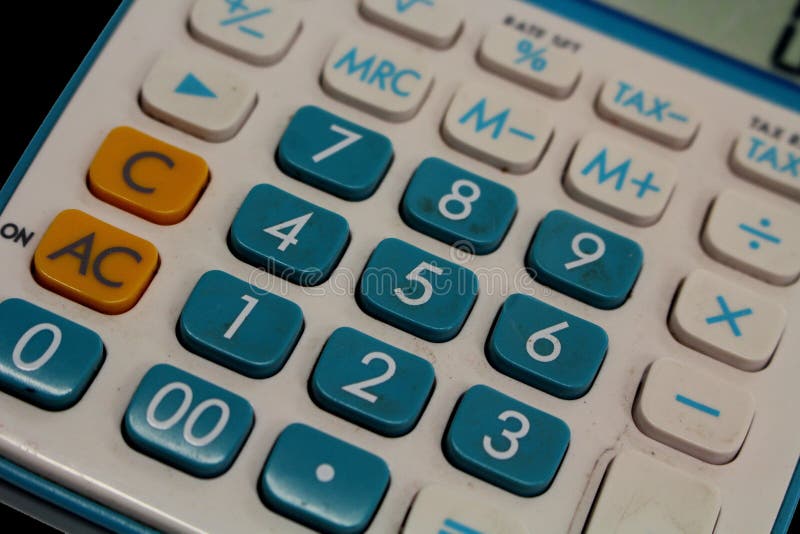 Decimal Point Key Of The Keyboard Of A Scientific Calculator Stock ...