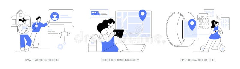Gps Kids Tracker Concept Vector Illustration Stock Illustrations – 71 ...