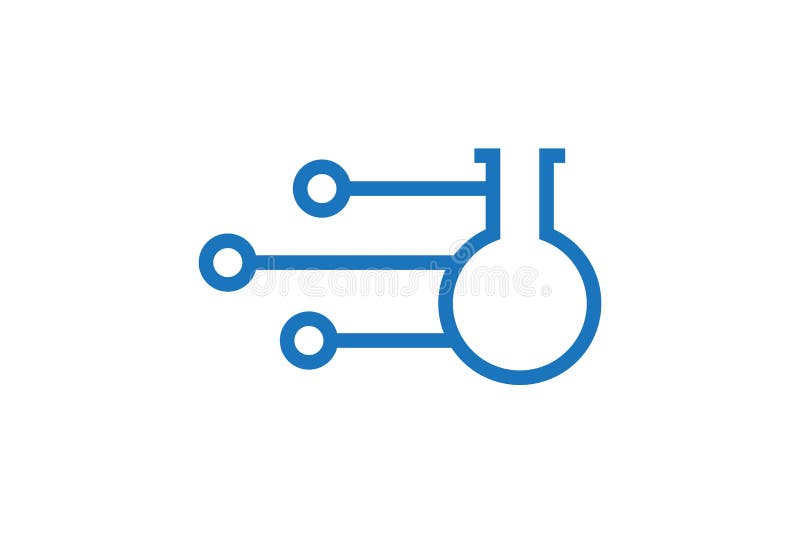 Technology Lab Logo Designs Inspiration Isolated on White Background ...