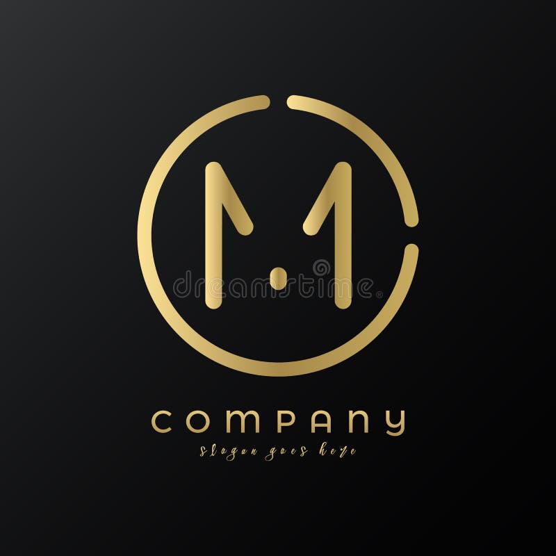 Technology Letter M Logo Design Vector Template. Abstract Minimalist ...