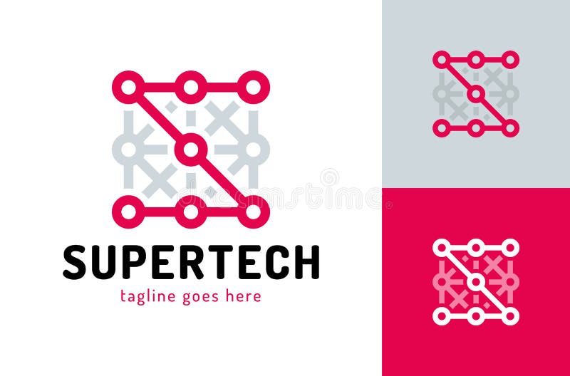 Technology Letter S Logo. Abstract Tech Logo. Letter S Logotype. Simple ...
