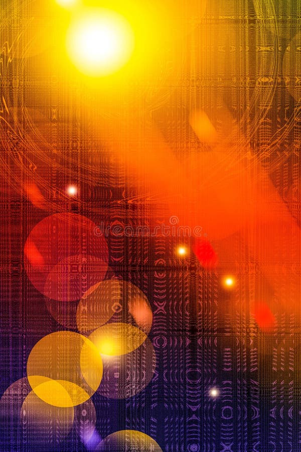 Technology and Light Effects Backgrounds Abstract Stock Illustration ...