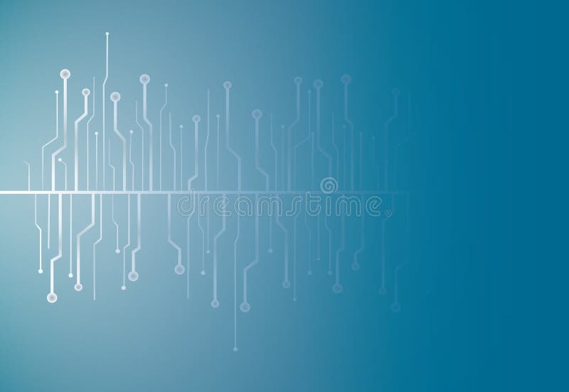Technology Line Symbol Abstract Background Vector Stock Vector ...