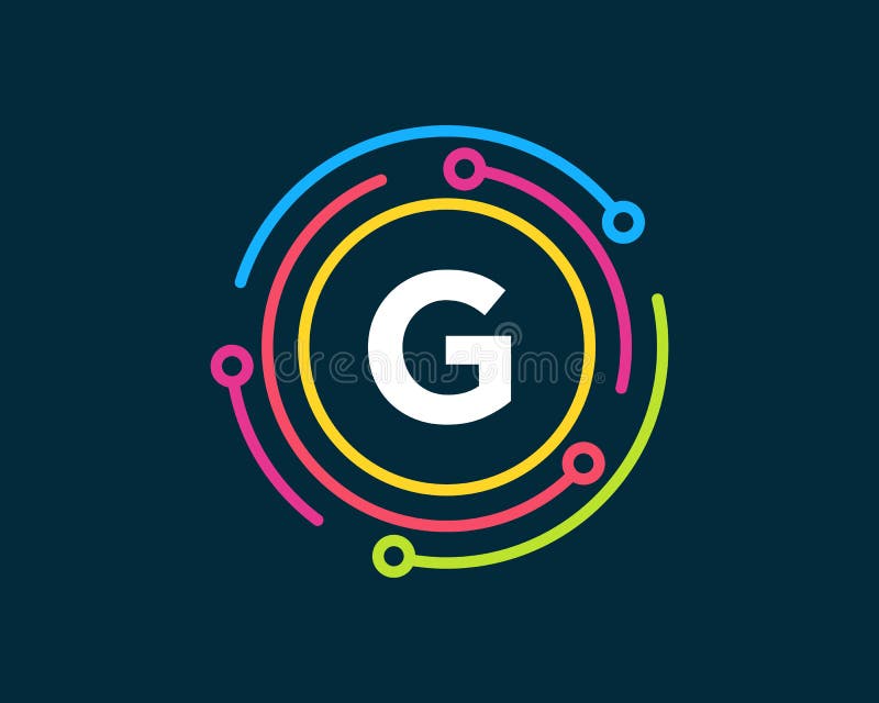 Technology Logo Design with G Letter Concept. Letter G Technology Logo ...