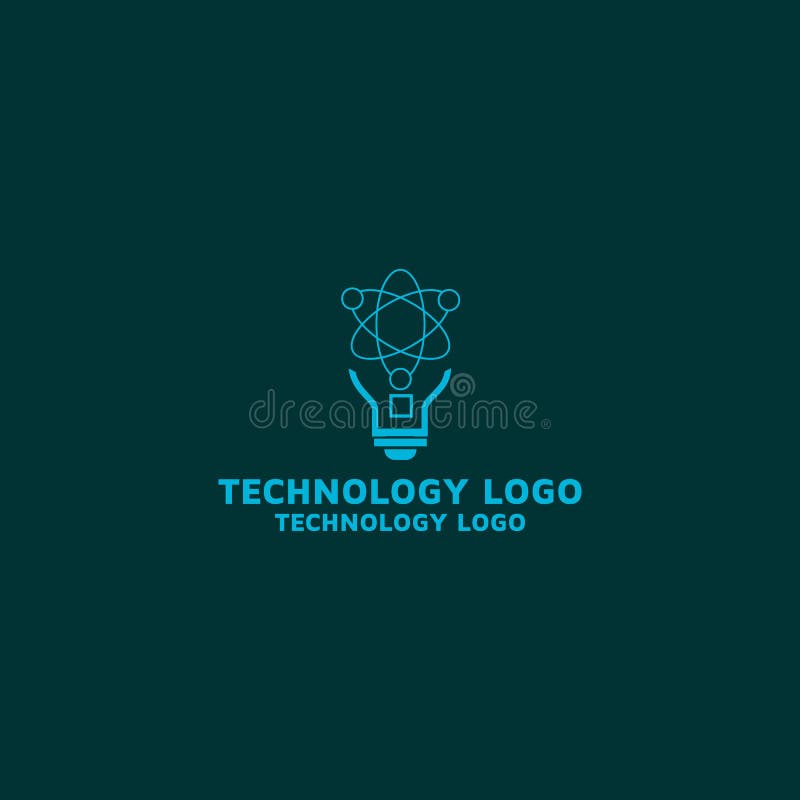 Technology Logo Design Template Idea Stock Vector - Illustration of ...