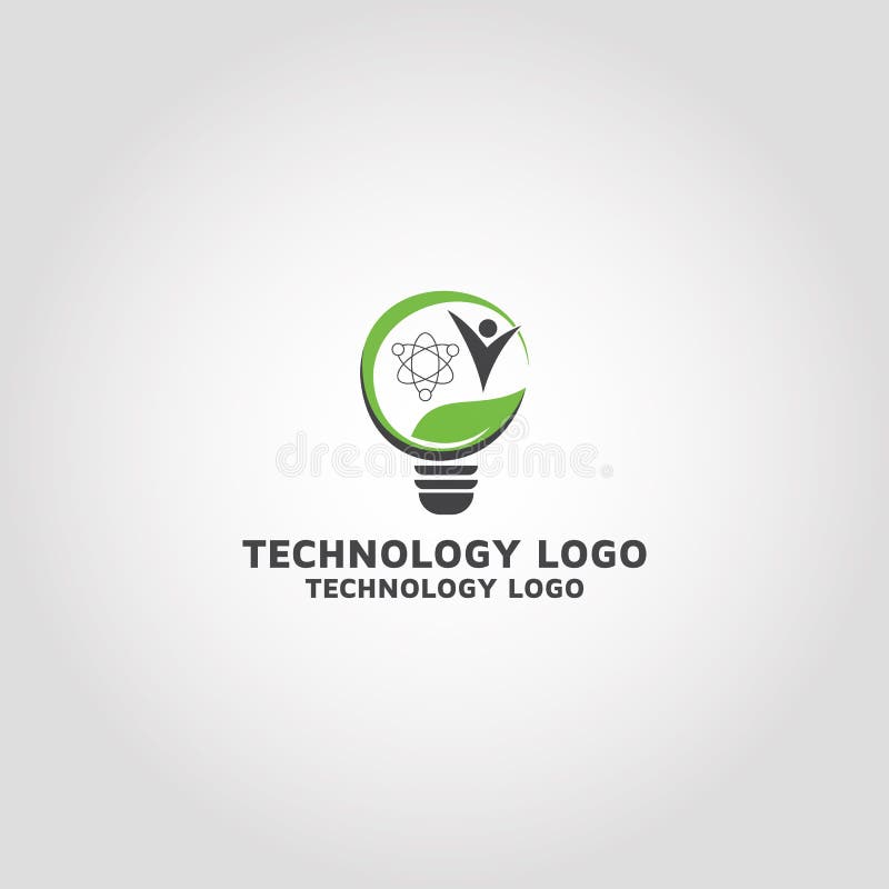 Technology Logo Design Template Inspiration and Idea Stock Vector ...