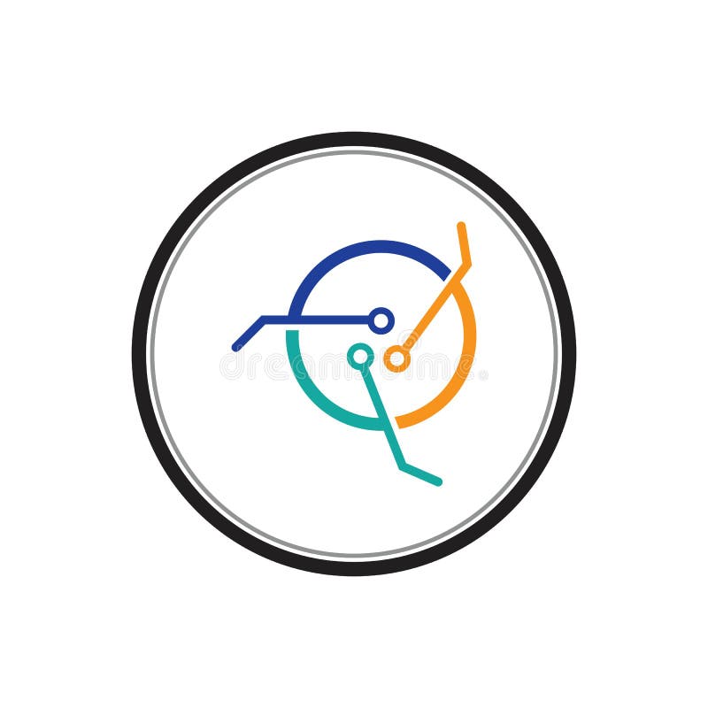 Technology Logo Design Vector Stock Vector - Illustration of space ...