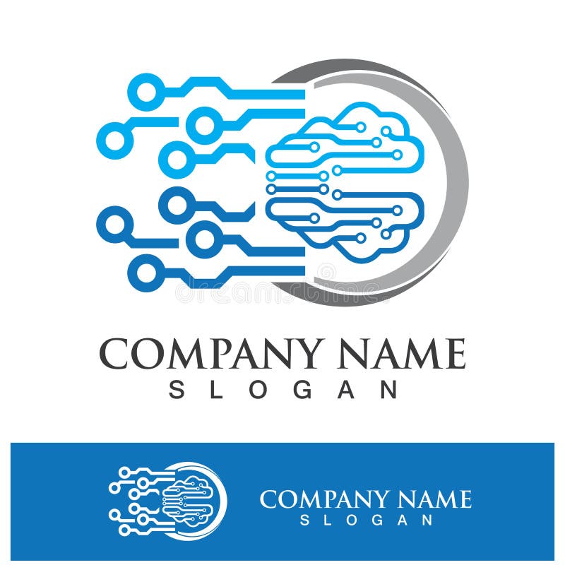 Technology Logo Images Illustration Design Stock Vector - Illustration ...