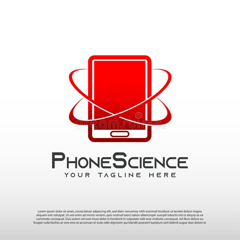 Technology Logo with Mobile Phone Concept, Technology Icon ...