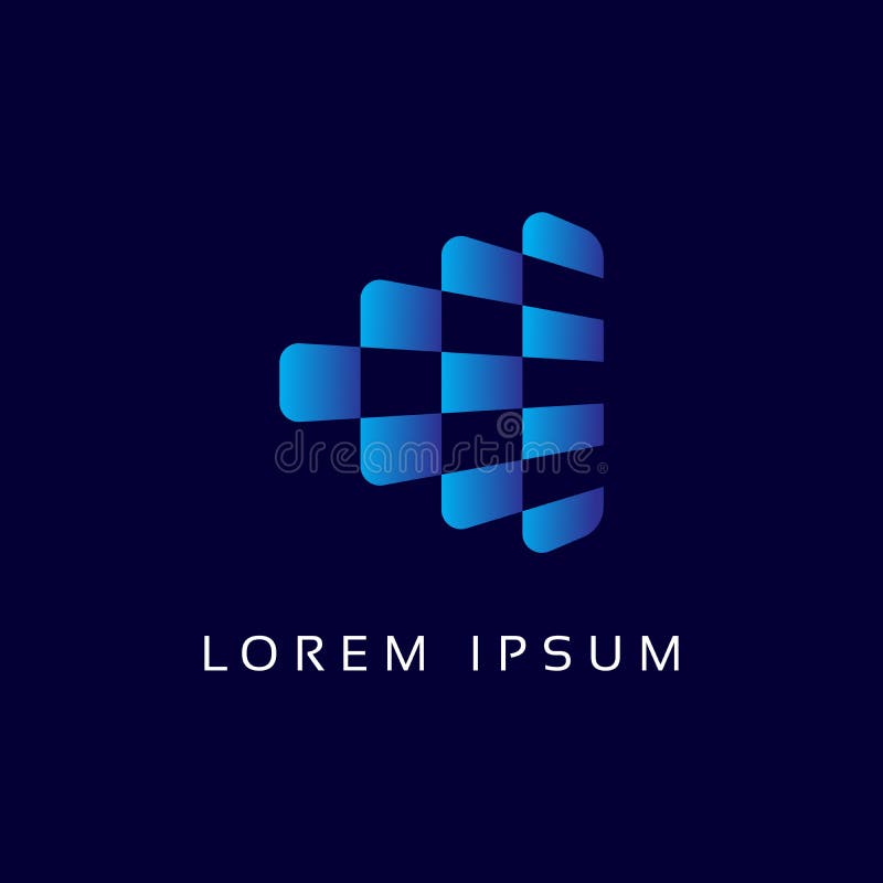 Technology Logo Modern and Simple Icon. Vector Design. Stock Vector ...