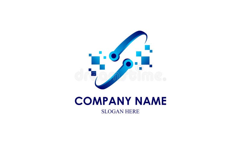 Technology Logo, Solution Technology Concept Logo Stock Vector ...