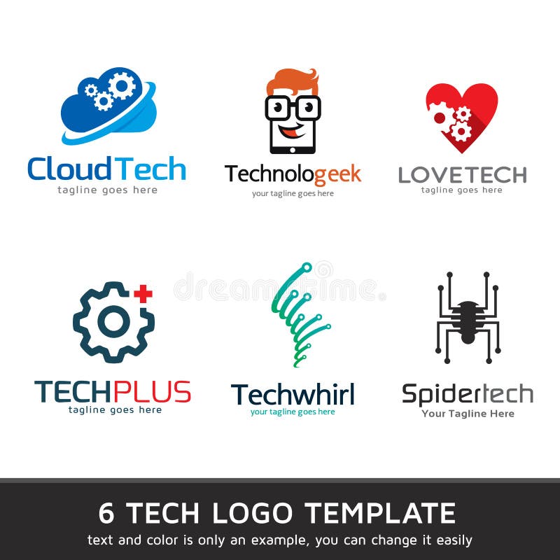 Technology Logo Template Design Stock Illustrations – 597,376 ...