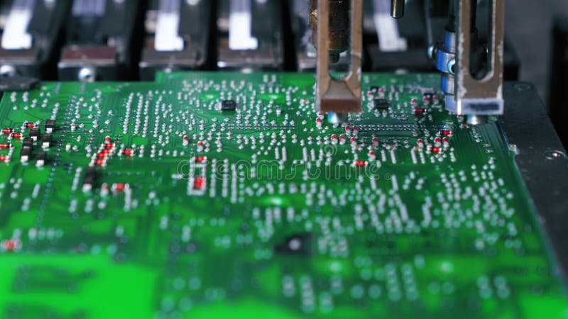 Technology and Machines Concept. Indoor Closeup Portrait of ...