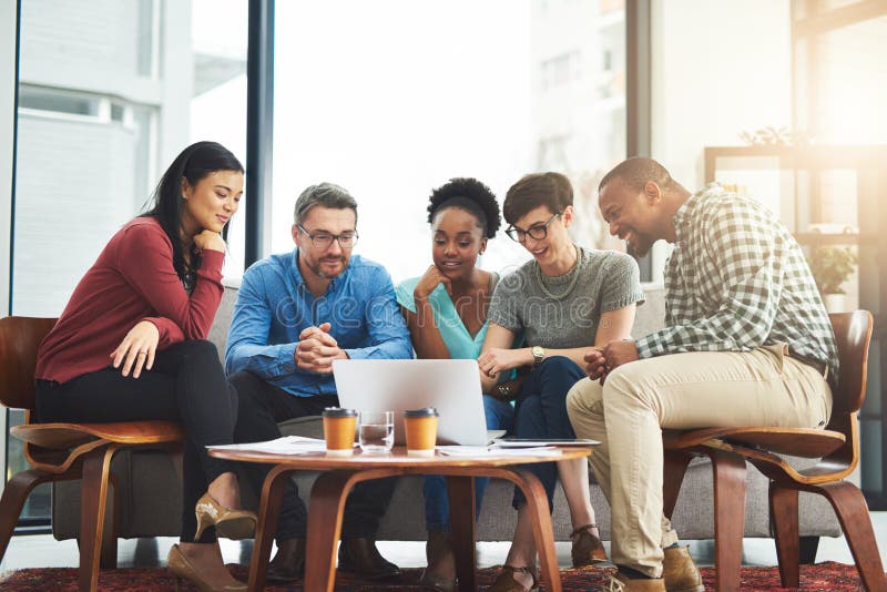 Technology Makes Brainstorming Sessions More Effective. a Group of ...