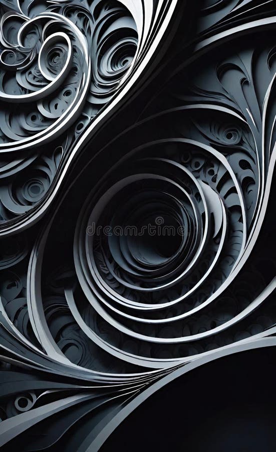 Technology or Medical Shape Patterns Ai Generated Stock Illustration ...