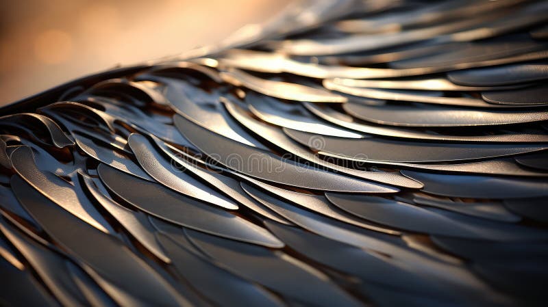 Technology metal wing stock illustration. Illustration of aerospace ...