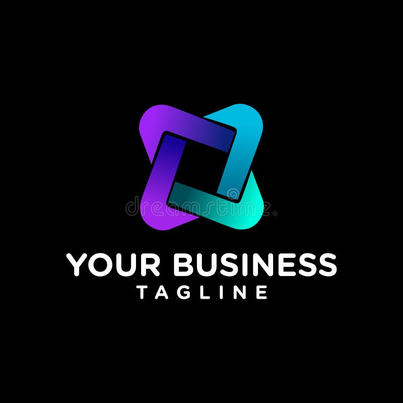 Technology Minimalist Logo Designs Vector Stock Illustration ...