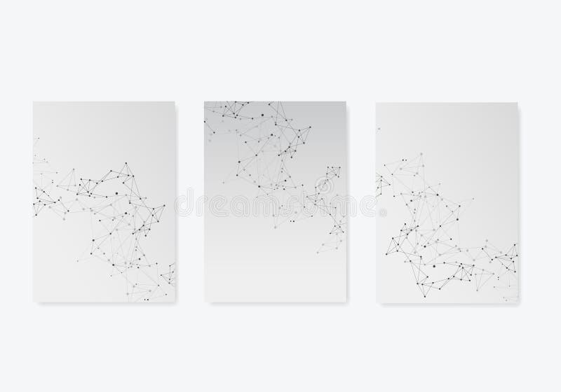 Technology Modern Abstract Composition. Connect Dots and Lines. Text ...