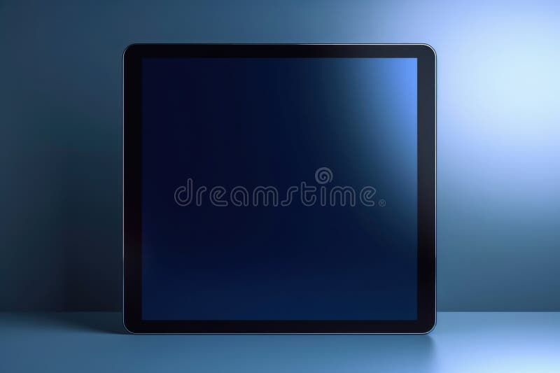 Technology Modern Background Tablet Monitor Digital Blank Screen ...