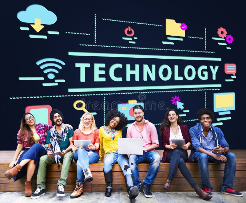 Technology Modern Device Connection Network Concept Stock Image - Image ...