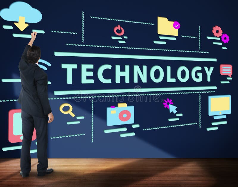 Technology Modern Device Connection Network Concept Stock Photo - Image ...