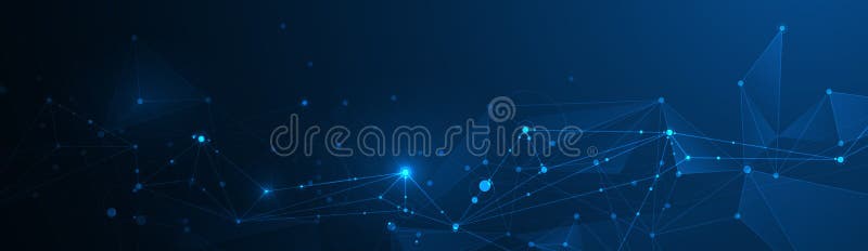 Vector Molecule Abstract Internet Network Connection Design For Web Site Stock Vector