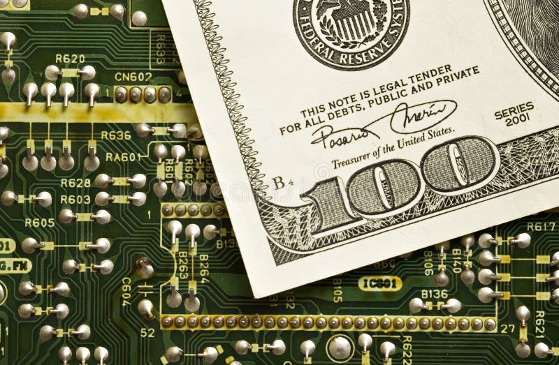 Technology and money stock photo. Image of finance, solder - 798346