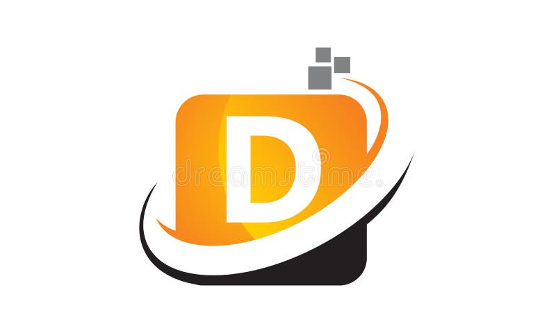 Technology Motion Synergy Initial D Stock Vector - Illustration of ...