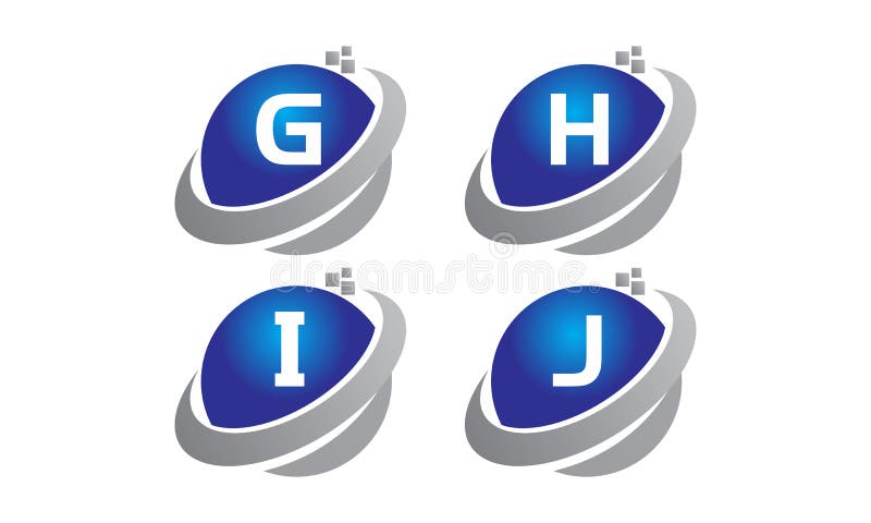 Technology Motion Synergy Initial X Stock Illustration - Illustration ...