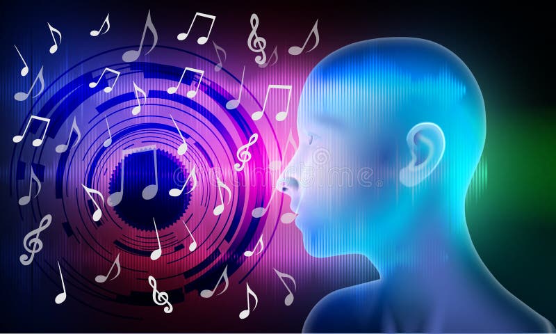 Technology Music Background Artificial Intelligence. Technology Web ...