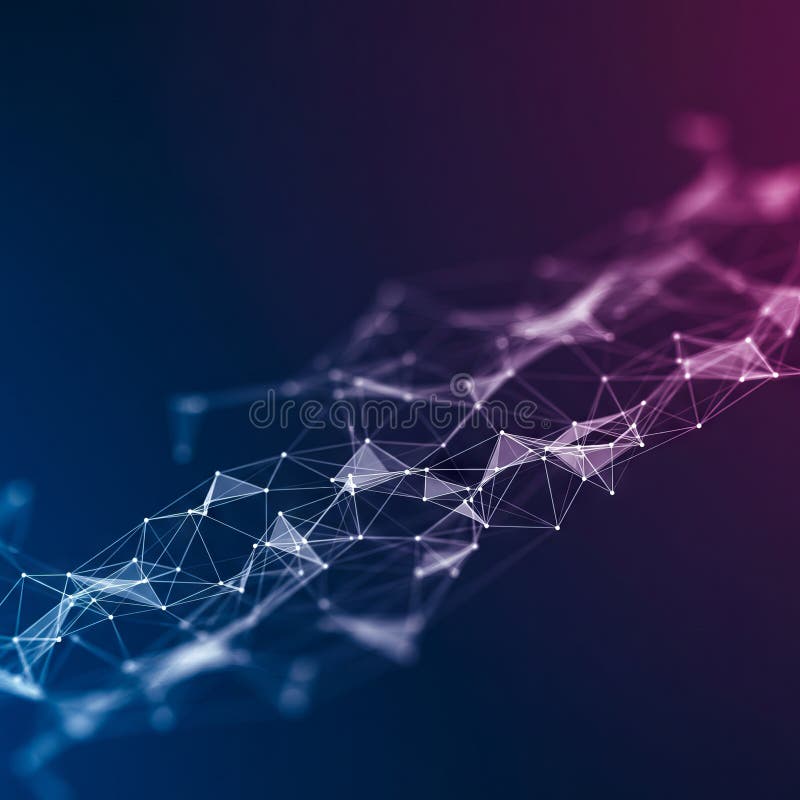 Technology Network Background Stock Illustration - Illustration of ...