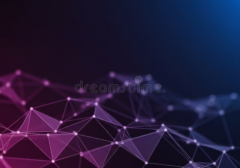 Technology Network Background Stock Illustration - Illustration of ...