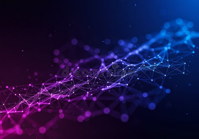 Technology Network Background Stock Illustration - Illustration of ...