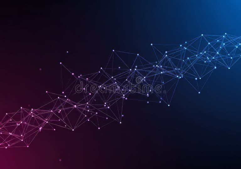 Technology Network Background Stock Illustration - Illustration of ...