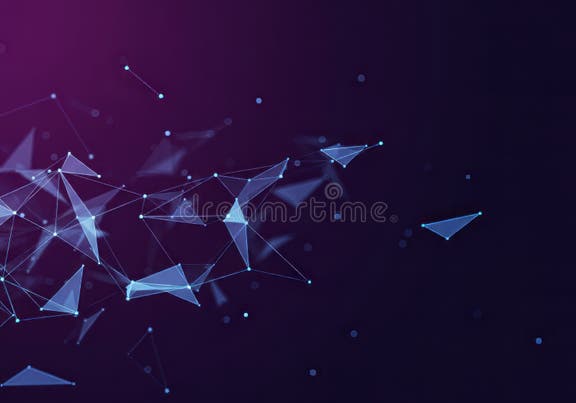 Technology Network Background Stock Illustration - Illustration of ...