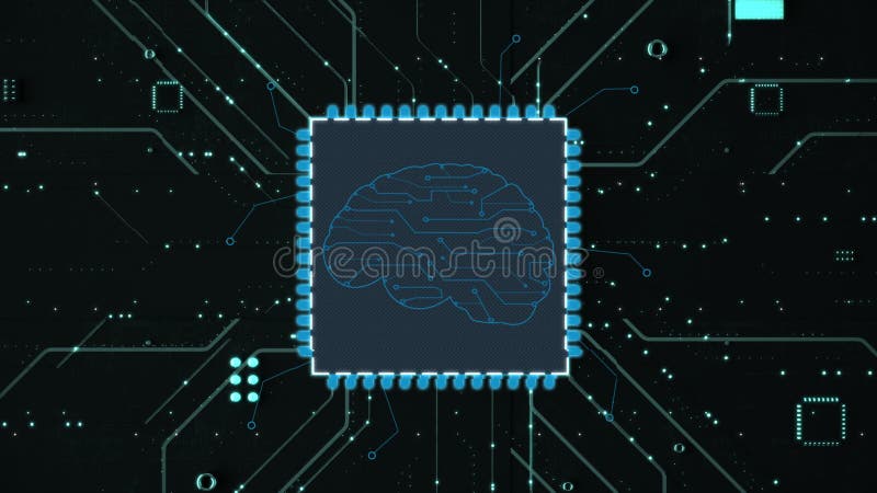 Technology and Network Concept. Artificial Intelligence, Machine ...