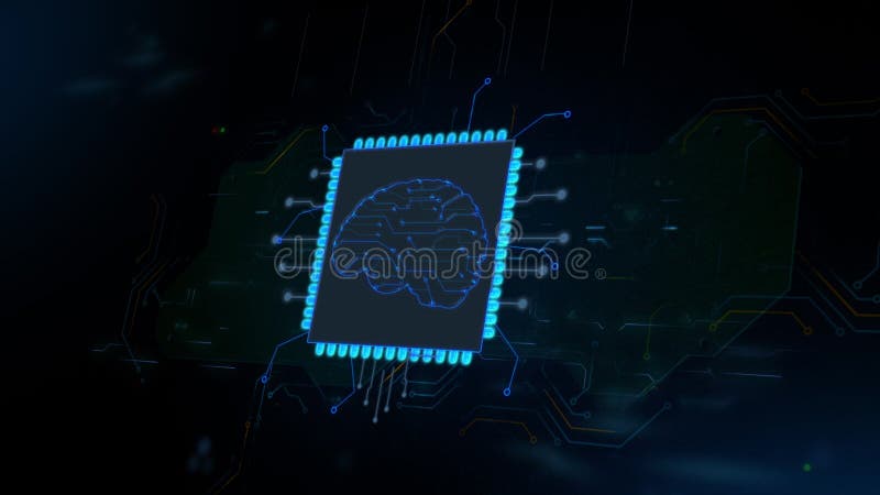 Technology and Network Concept. Artificial Intelligence, Machine ...