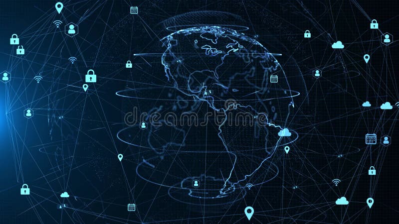 Technology Network Data Connection Digital Data Network And Cyber