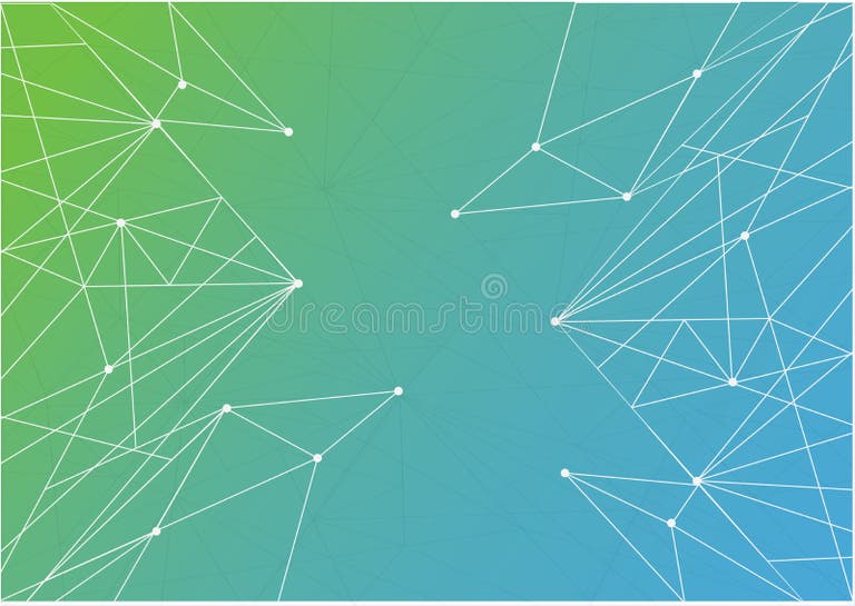 Technology Network Diagram Link. Stock Illustration - Illustration of ...