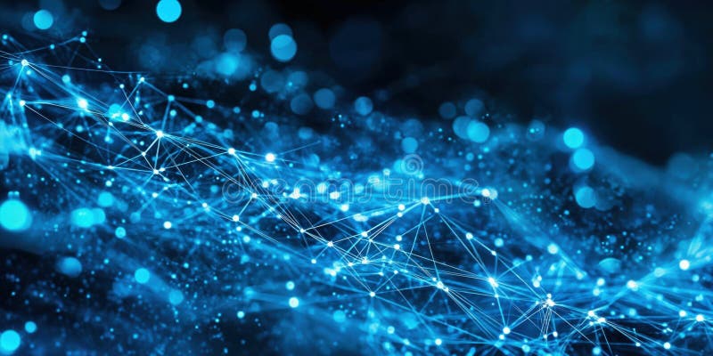 Technology Network Digital Connection Background Stock Image - Image of ...