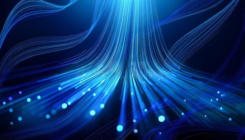 Technology Network Digital Data Flow Artificial Intelligence Data ...