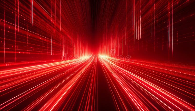 Technology Network Digital Data Flow Artificial Intelligence Data Analytics Processing Abstract