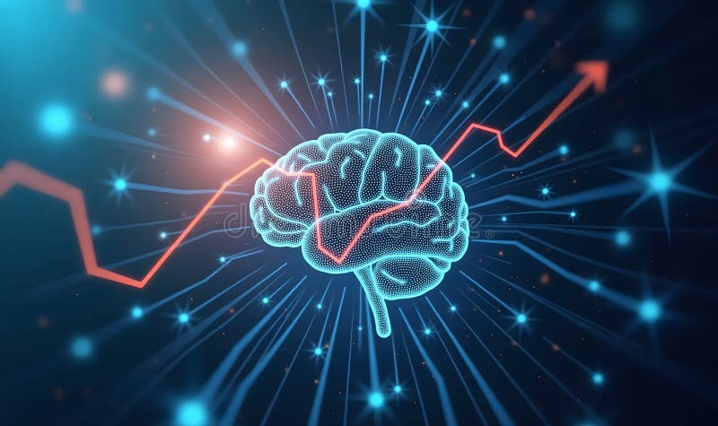 Technology Network Digital Data Flow Artificial Intelligence Data ...